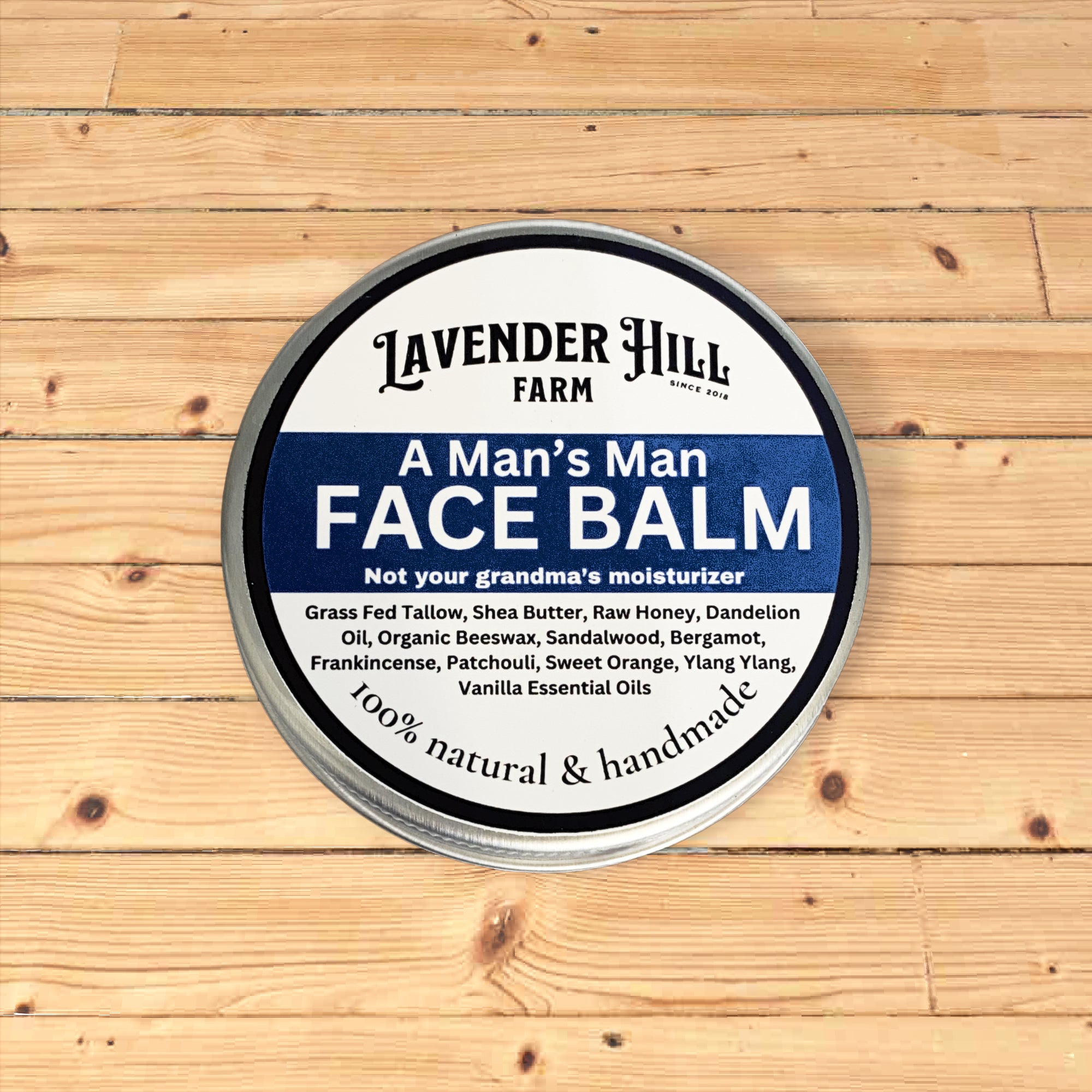 Face Balm Man’s Man 3oz | Lavender Hill Farm, LLC